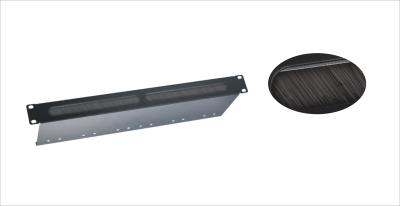 China 1U Utility Panel With Brush Cable Management With Brush blank rack panel YH4048 for sale