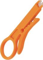 China Simple Hand Cable Stripper Wire Cutter Hardware Networking Tools Telecommunication Equipment Orange YH-8019 for sale