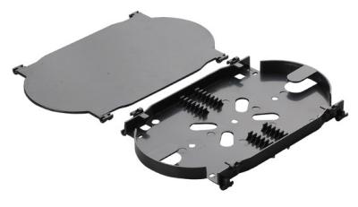 China Upturned Stackable Fiber Splice Tray 12 24 Core , Cold Rolled Steel Material YH1027 for sale