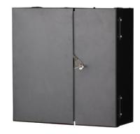 China 12 24 48 core indoor Wall mount metal fiber Optic Cabinet wall mount FTTH terminal box YH1002 for sale
