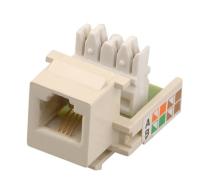 China CAT3 RJ11 6P4C Surface Mount Outlets Phone Telephone Keystone Jack 110 Modular YH7001 for sale