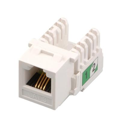 China White Idc Telecommunication Module Network Toolless Keystone Jack Yh7002 for sale