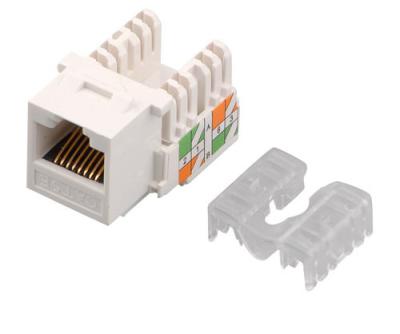 China Home Network Cat6 RJ45 keystone jack IDC CE 8P8C Golden Pin modular jack YH7003 for sale