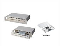 China FC ODF Rack Mount Fiber Optic Splice Box 48 Core 96 Core Patch Panel With 4 Pcs Splicing Tray YH1015 for sale