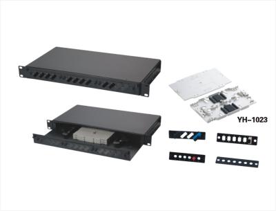 China Light Flexible Fiber Optic Patch Panel With Flame - Retardant Materials YH1009 for sale