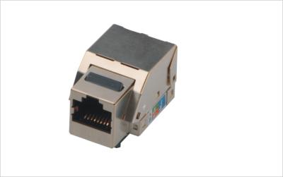 China Blank Patch Panel Telecommunication Module Cat5e Keystone Jack RJ45 STP for sale