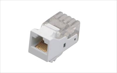 China White Color Surface Mount Outlets Cat5e RJ45 110IDC Network Keystone Jack YH7008 for sale
