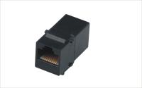China Faceplate Telecommunication Module Cat5e Rj45 Keystone Jack Inline Coupler for sale