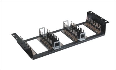 China SPCC Cold Rolled Steel Krone Mounting Frame , 19 Inch 180 Pair Rack Mount Frame YH5018 for sale