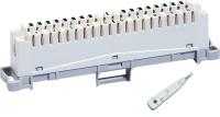 China 10pair LSA back mount copper Wire Connection Cable Terminal Module YH6089100202 for sale