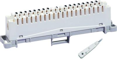 China 10pair LSA back mount copper Wire Connection Cable Terminal Module YH6089100202 for sale