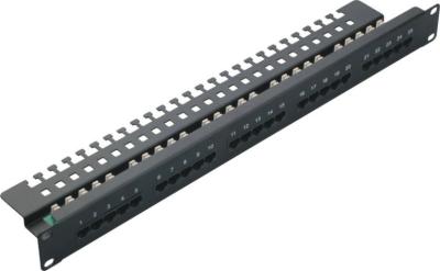 China Cat3 25 Port Voice Patch Panel / Fiber Patch Panel Krone 110 IDC T568A/B YH4001 for sale