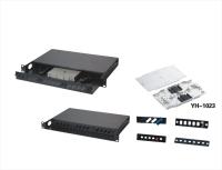 China Earth Mode Fiber Optic Patch Panel Rack Mount ODF With Theft - Proof Lock YH1009 for sale