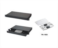China 24 Port Fiber Optic Patch Panel Distribution Panel YH1005 for sale