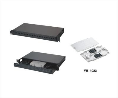 China 24 Port Fiber Optic Patch Panel Distribution Panel YH1005 for sale