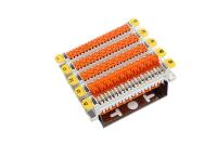 China 50 Pair Block 2810 IDC Connection Module 3M Quick Connect System Cat5 QCS YH2810 for sale