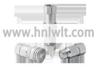 China 5000 PSI NPT Steel Hydraulic Quick Connect Coupler Zinc Plated Ball Valve for sale