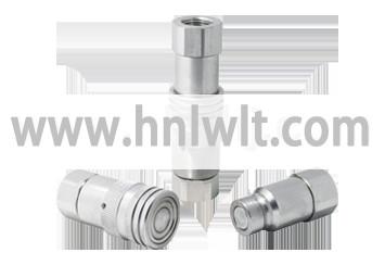 China 5000 PSI NPT Steel Hydraulic Quick Connect Coupler Zinc Plated Ball Valve for sale