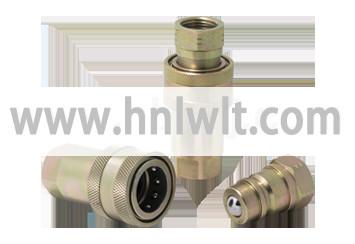 China ISO 7241-A Hydraulic Quick Connector 1/4 NPT 12 GPM 5000 PSI Nitrile Seal for sale