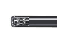 China SAE 100R3 Fiber Braided Hydraulic Hose 2-Wire Reinforced Rubber Tubing 3/16 to 1-1/4 Inch for sale