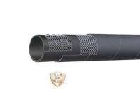 China SAE J1527 B2 Corrugated Marine Wet Exhaust Hose 75 PSI NBR Black for sale