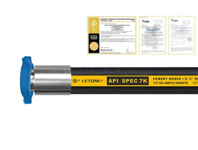 China Oil Resistant Rotary Drilling Hose DN25-DN400 Fire Resistant 2000-20000 Psi Industrial Hydraulic Hose for sale