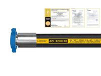 China API 7K 1500psi Grade A Concrete Vibrator Hose 2in ID Integral Union Rotary Drilling Rig for sale