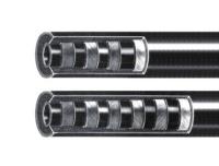 China Steel Wire Spiral Hydraulic Hose 6.3mm-51.0mm ID 35MPa-85MPa Four-Layer Reinforcement for sale