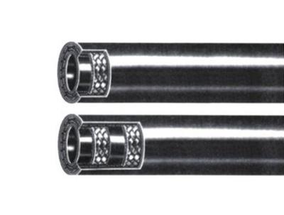 China OEM Durable Black Rubber Wire Braid Hydraulic Hose For Crimp With Smooth Surface Inner Diameter 1/4-2 for sale