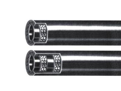 China Temperature Resistant Crimp Wire Braid Hydraulic Hose With Seamless Smooth Surface Rubber Tube for sale