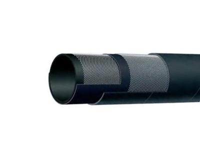 China Black NBR Marine Exhaust Hose SAE J2006 R1 75 psi 1 to 8 inch ID for sale