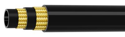 China 1 Inch Steel Wire Braided Hydraulic Hose 25.4mm ID 11MPa High Pressure Oil Transfer for sale