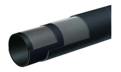 China 85bar Industrial Vacuum Hose with Cam and Groove or Flange Connection for sale