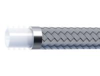China Pressure Chemical Resistant Delivery Hose With PTFE Inner Layer And Double Helix Reinforcement for sale