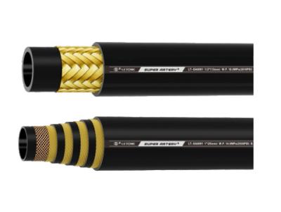 China 85MPa Pressure Resistant 50m Flexible Hydraulic Hose With DC Standard for sale