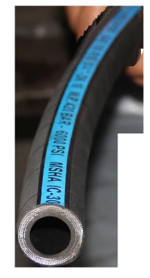 China ISO18752-DC Spiral Steel Wire Reinforced Hydraulic Hose 6.3mm-51mm ID 35MPa-85MPa for sale