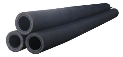 China LETONE Rubber Sand Suction Discharge Hose 150-1275 PSI with Aluminum NPSH Ends 1/2-16 Inch for sale
