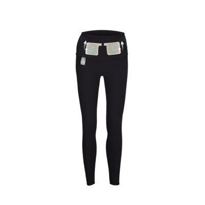 China BODYTIME EMS Leggings Black Nylon Women Fitness Pants with Wireless Muscle Stimulation 240mAh Battery for sale
