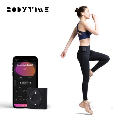 China BODYTIME Wireless EMS Fitness Pants Nylon Black Women Tights Yoga EMS Slimming Machine XS to XL for sale