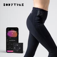 China BODYTIME Wireless EMS Leggings Nylon Black Buttock Lifting Fitness Pants 32 Intensity Levels for sale