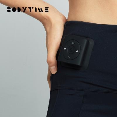 China BODYTIME Wireless EMS Fitness Pants Nylon Black Thin Waist Reduce Belly for Women for sale