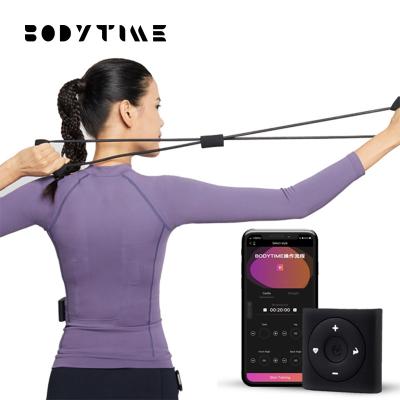 China BODYTIME Wireless EMS Women Fitness Suit Nylon Waist Training Gym Set SML for sale