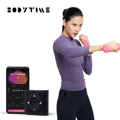 China Wireless EMS Women's Nylon Fitness Clothing Purple Smart Training Suit 32 Levels for sale