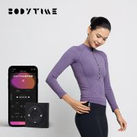 China BODYTIME EMS Wireless Fitness Leggings Nylon Purple Custom Logo OEM SML 240mAh for sale