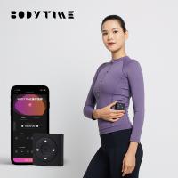 China BODYTIME KF8 EMS Smart Fitness Shirt Nylon Purple Wireless Muscle Training Wearable Gym Clothing for sale