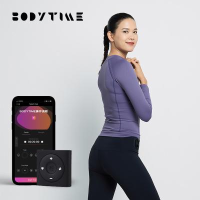 China BODYTIME EMS Wireless Fitness Leggings for Women Nylon Purple Smart Muscle Stimulation 32 Levels for sale