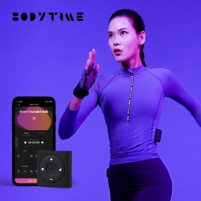 China BODYTIME EMS Body Suit Nylon Purple Waist Training for Fitness Studio 32 Intensity Levels for sale