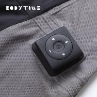 China BODYTIME Nylon Black EMS Fitness Training Suit for Men Muscle Building Wireless 32 Levels for sale