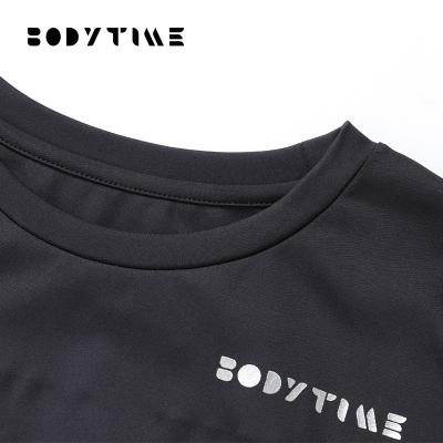 China BODYTIME EMS Fitness Training Shirt for Men Nylon Black OEM Custom S-XXL for sale