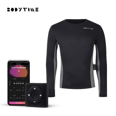 China BODYTIME Wireless EMS Training Suit Nylon Black Fitness Sportswear S to XXL for sale